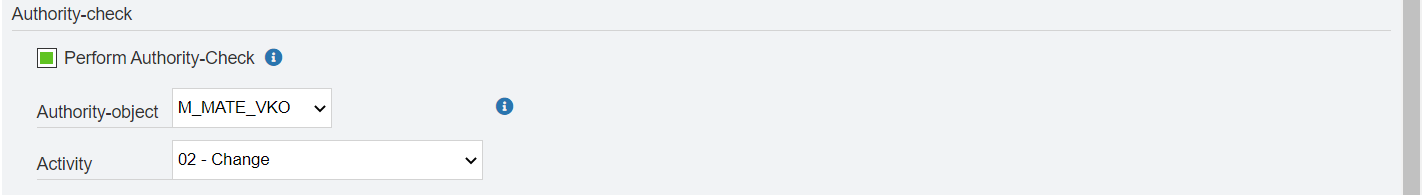 Perform authorization checks
