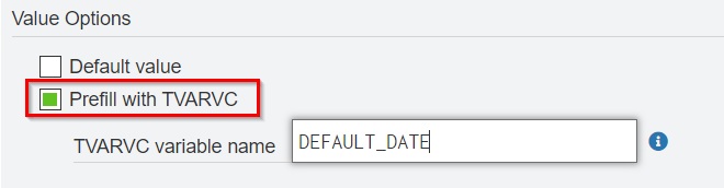 Give default values to selection-screen elements